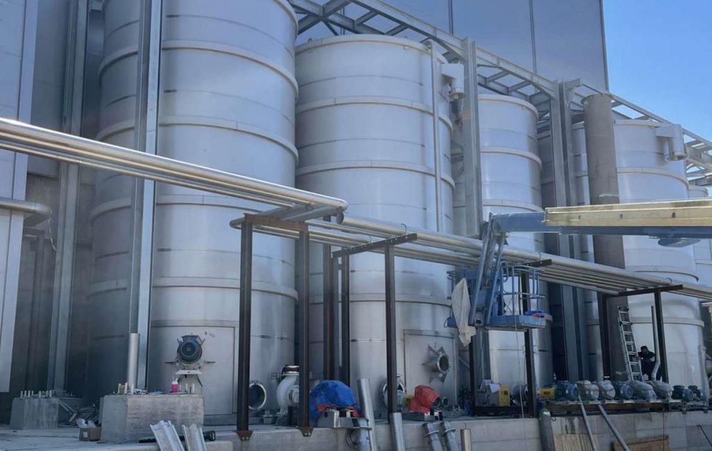 Euroinox implemented the expansion of UNIPAK HELLAS stainless steel ...